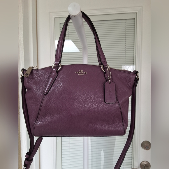Coach | Bags | Coach Purple Crossbody Bag With Elegant Design | Poshmark